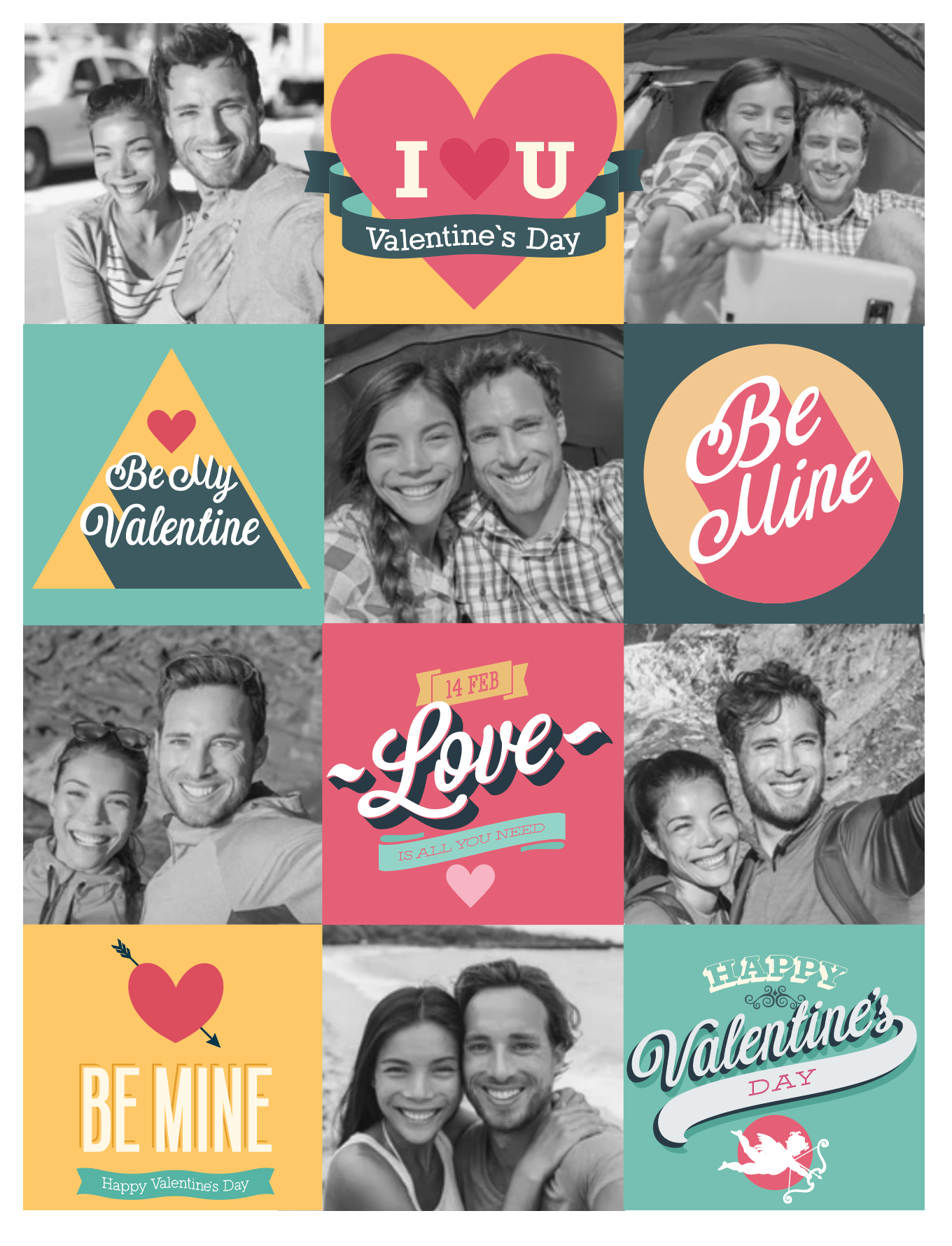 Valentine Collage – refresh-printing