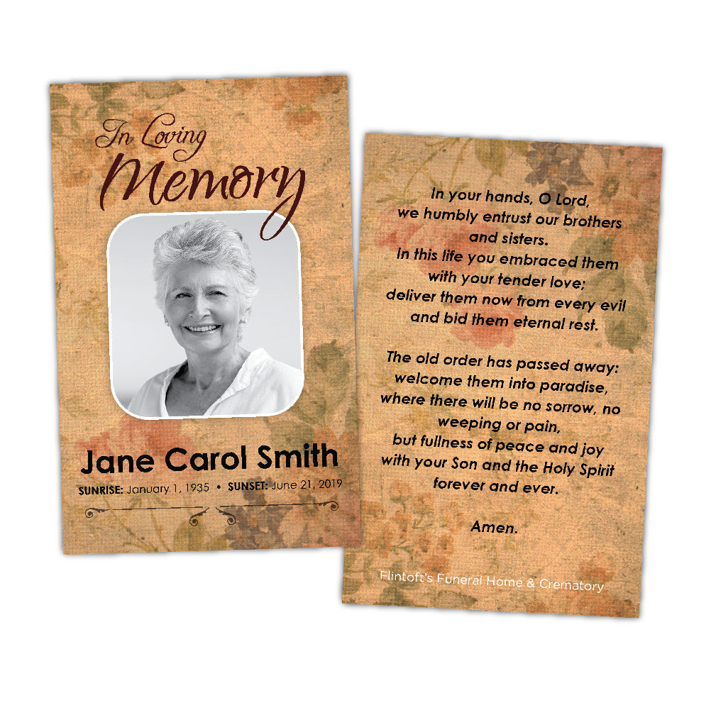 Tapestry Rose Prayer Card – refresh-printing